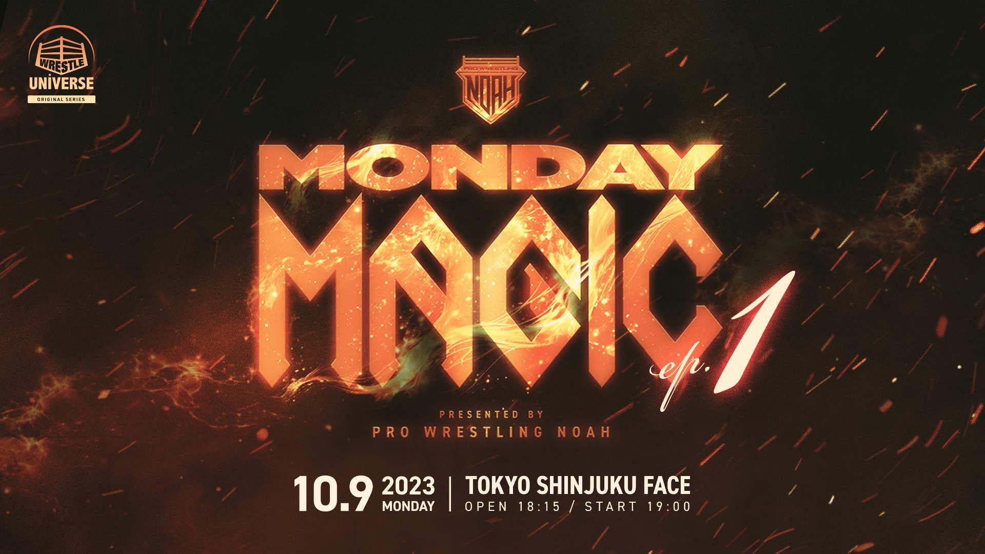 NOAH・"MONDAY MAGIC ep1" | Live Streaming・On-Demand Streaming | WRESTLE ...