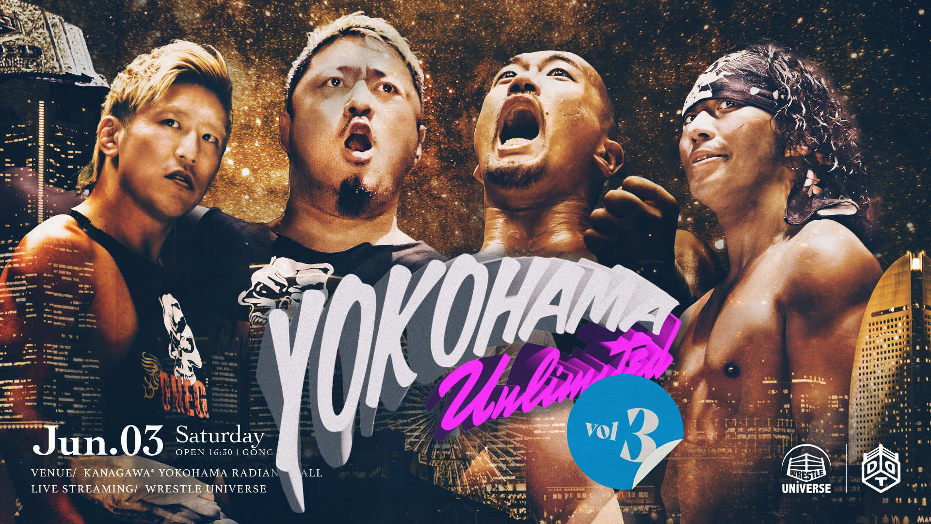 DDT・『DDT YOKOHAMA Unlimited Vol.3』 | 生配信・見逃し配信 | WRESTLE UNIVERSE