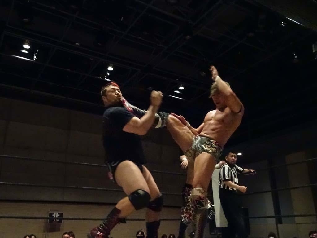 DDT・"Daisuke Sasaki & Soma Takao & Yuji Hino & Hiroshi Yamato vs ...