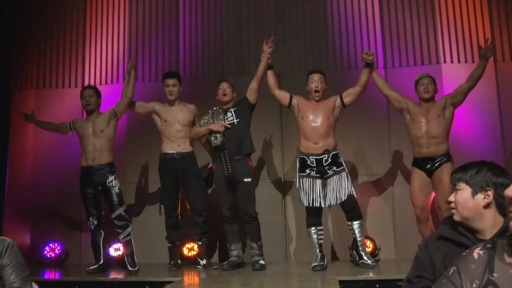 HARASHIMA & Yuki Ueno & Kazusada Higuchi & Mizuki Watase vs CIMA & El ...