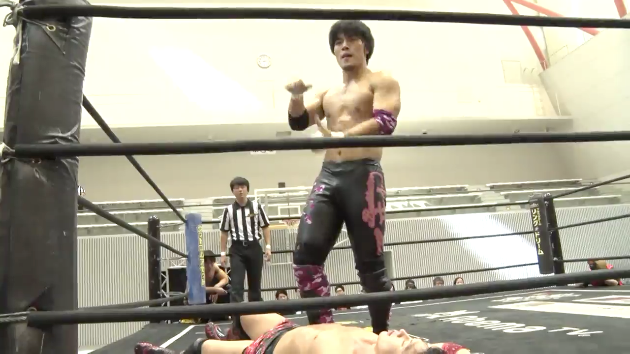 DDT・"Daisuke Sasaki ＆ Soma Takao ＆ Tetsuya Endo vs KUDO ＆ Masahiro ...