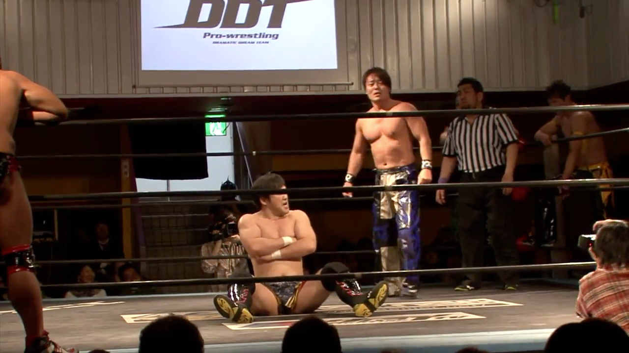 Watch HARASHIMA & KUDO & Yasu Urano vs Hikaru Sato & Tomomitsu Matsunaga & Nakazawa Michael on ...