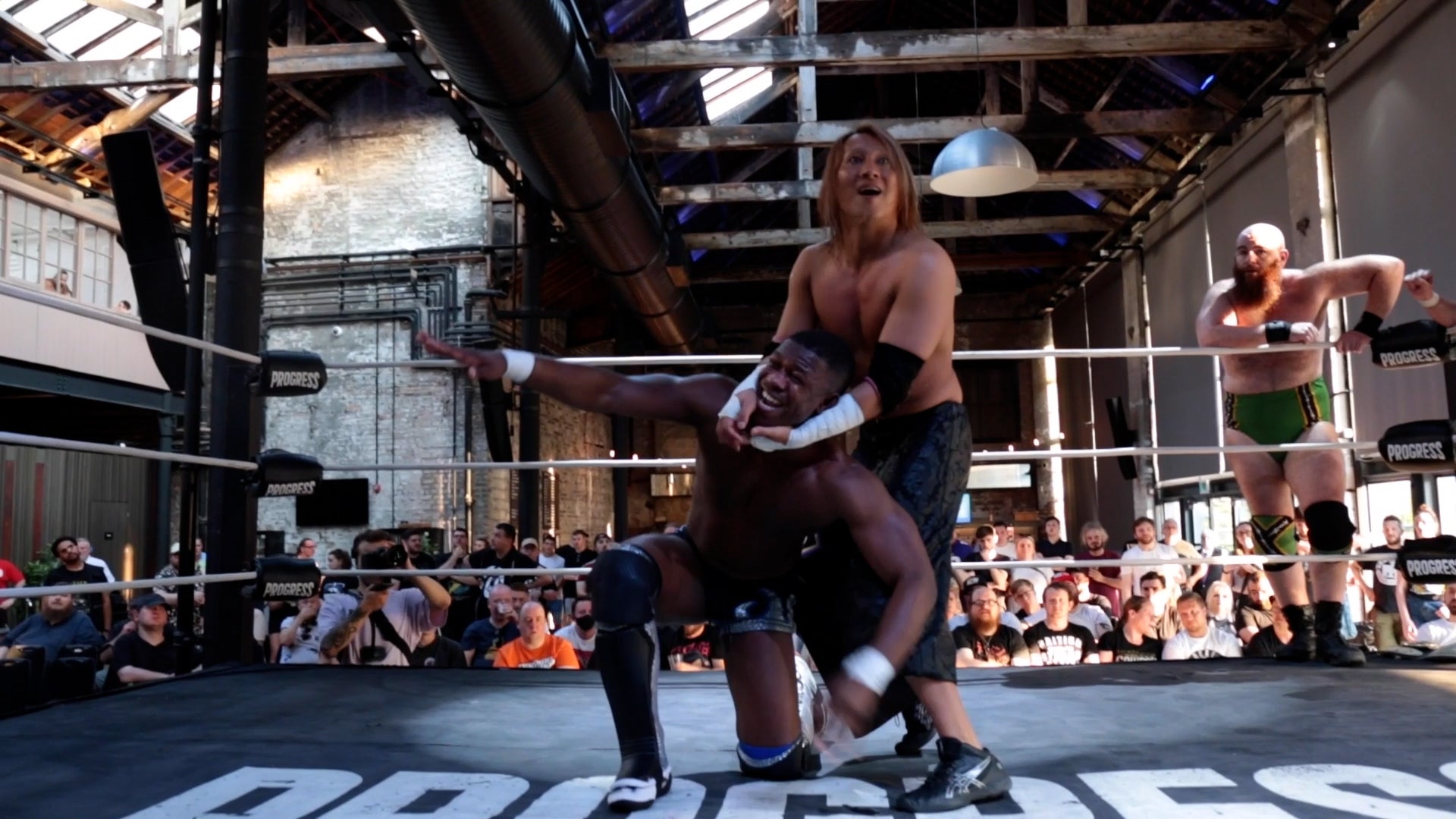 "Big Damo, HAYATA & Luke Jacobs vs. Dan Moloney, Leon Slater & Man Like ...