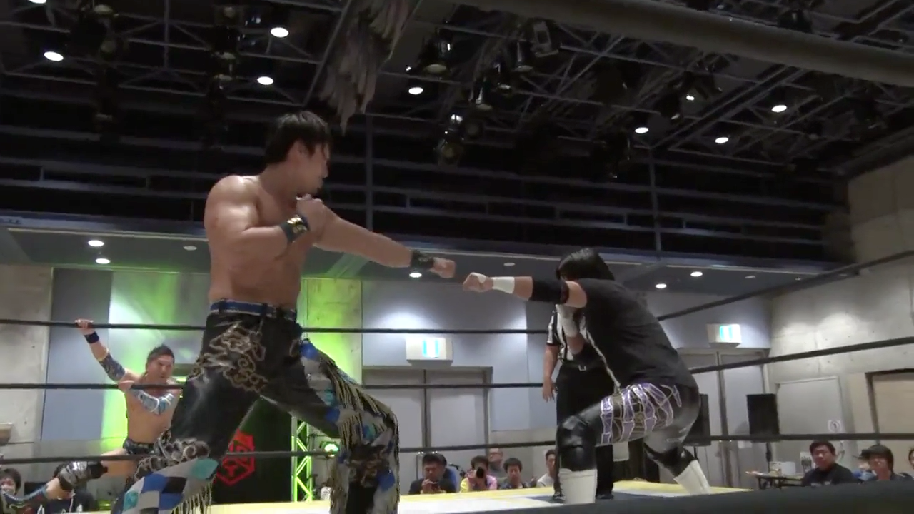 DDT・"Daisuke Sasaki & Tetsuya Endo vs HARASHIMA & Makoto Oishi" | Match Video Streaming ...
