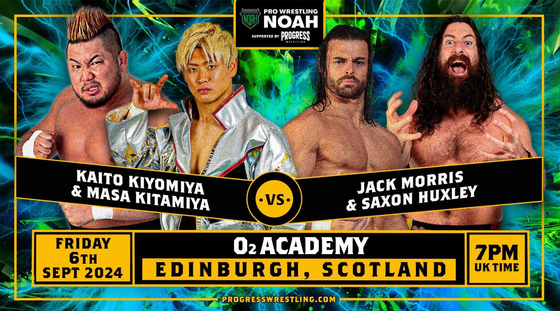 NOAH・『ABEMA presents NOAH UK Tour 2024｜09.06』 | 試合動画配信 | WRESTLE UNIVERSE
