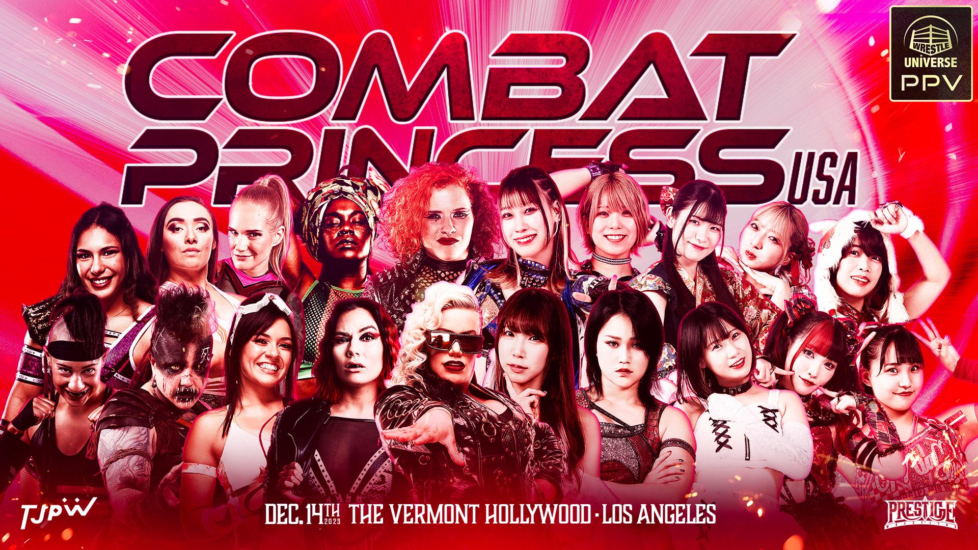 Tokyo Joshi Pro-Wrestling・"【PPV】COMBAT PRINCESS USA" | Live Streaming ...