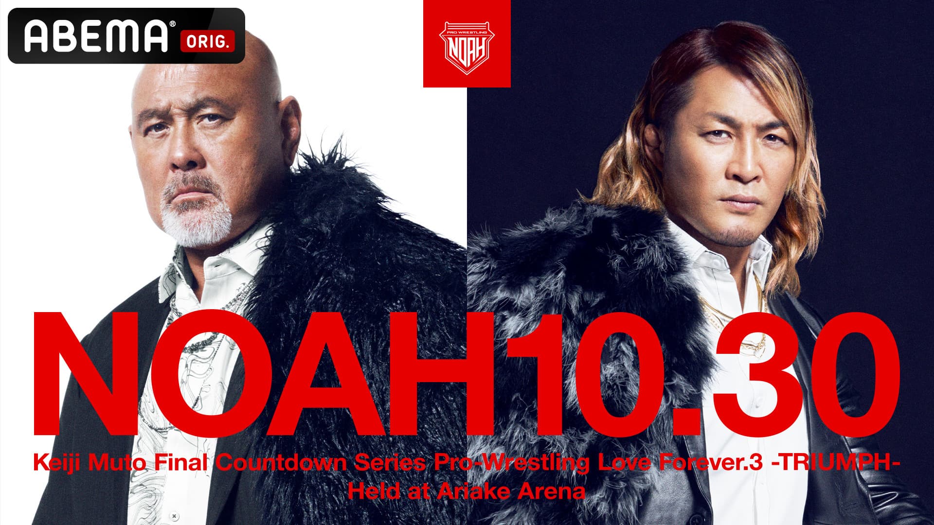 NOAH・"【武藤引退ロード】有明凱旋ーTHE RETURNーPRO-WRESTLING LOVE FOREVER . 3 ～TRIUMPH ...