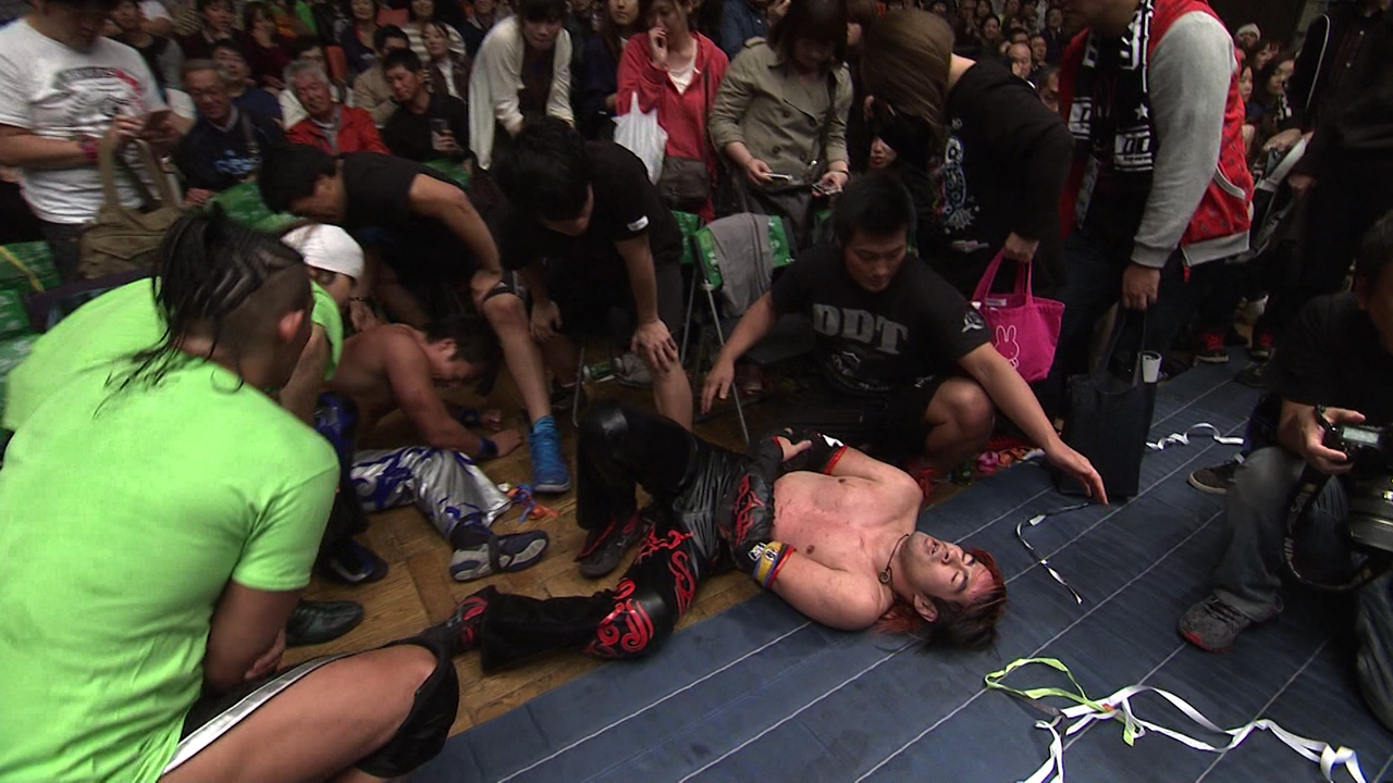 DDT・"KO-D Openweight Championship Match HARASHIMA vs Isami Kodaka ...