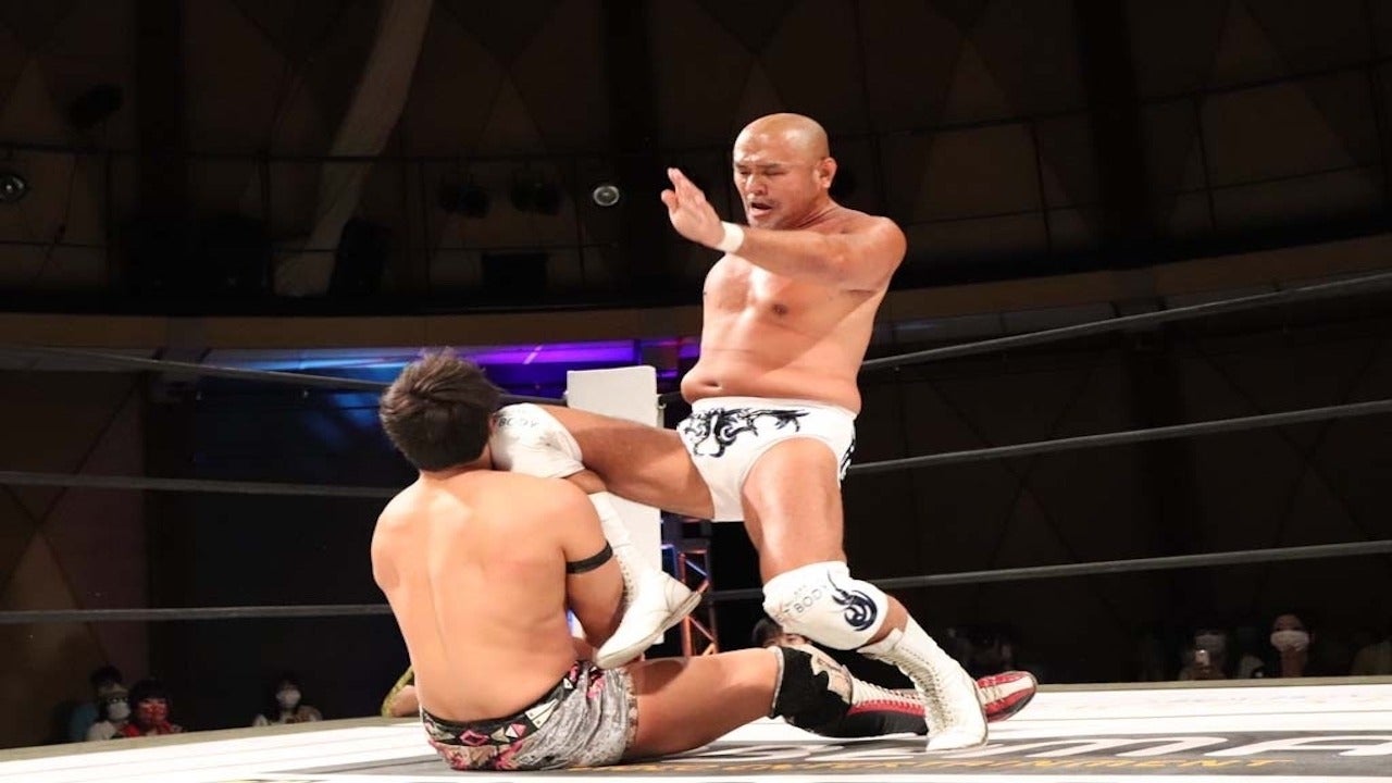 DDT・"Jun Akiyama & Makoto Oishi vs Konosuke Takeshita & Shunma ...