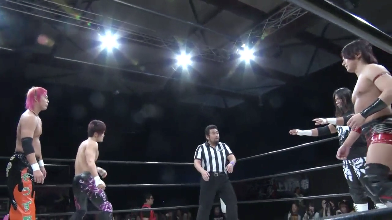 DDT・"Daisuke Sasaki & Soma Takao vs Noriyuki Yoshida & MAO" | Match Video Streaming | WRESTLE ...