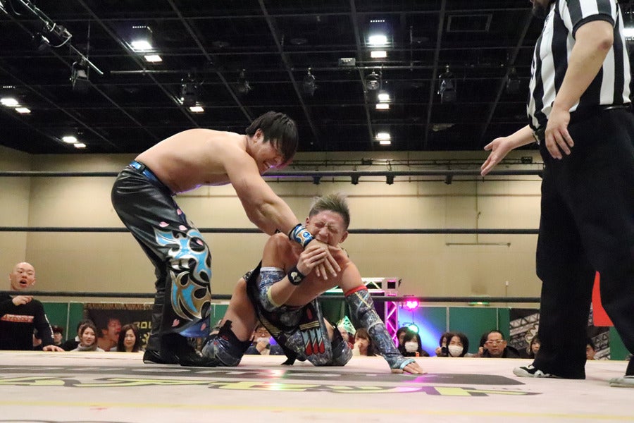 DDT・"HARASHIMA & Shinya Aoki vs Konosuke Takeshita & Makoto Oishi" | Match Video Streaming ...