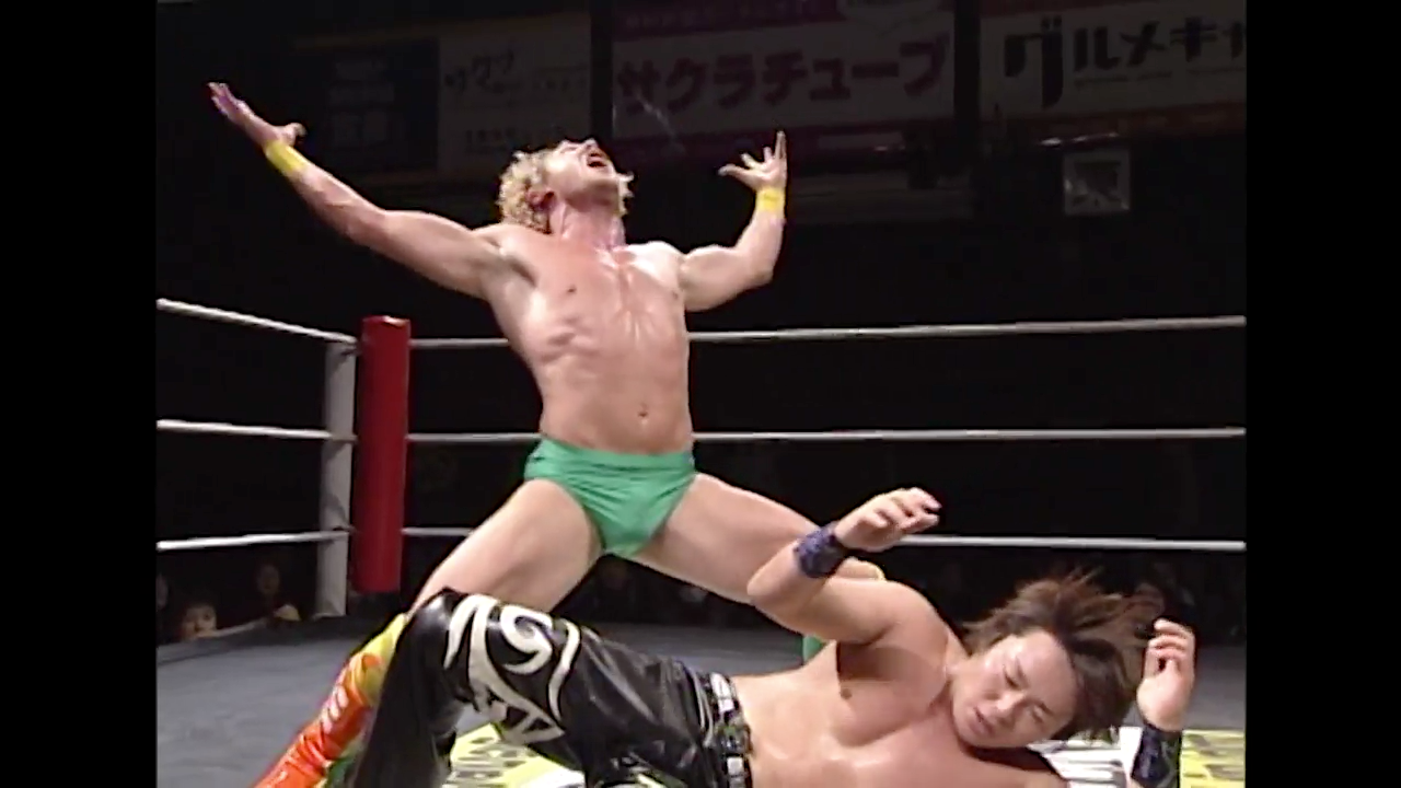 Watch KO-D Tag Team Championship HARASHIMA & Toru Owashi vs Kota Ibushi & Kenny Omega on WRESTLE ...