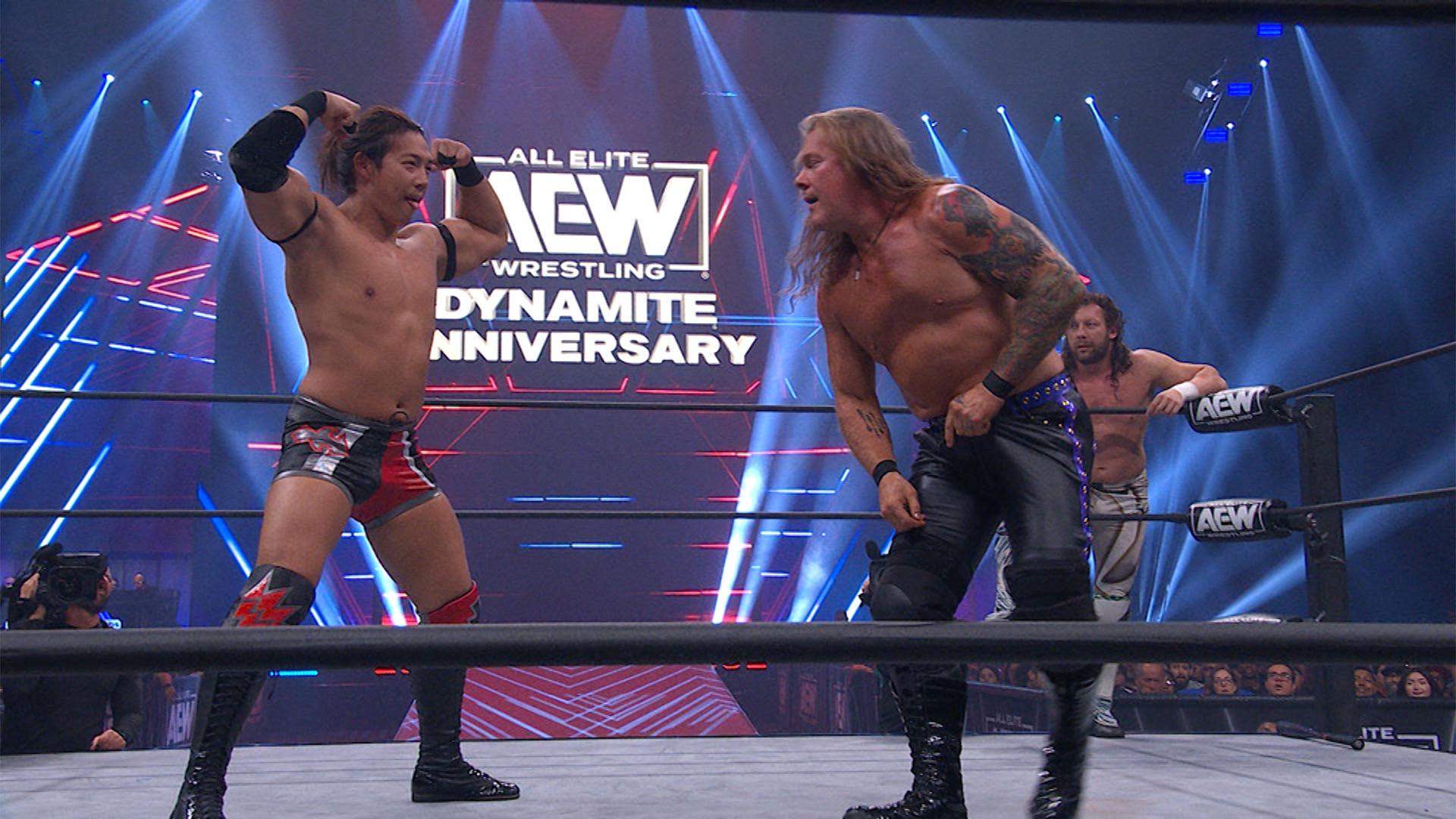 "Chris Jericho & Konosuke Takeshita (with Don Callis) vs. Daniel Garcia & Sammy Guevara" | Match ...