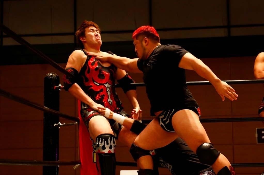 DDT・"Tetsuya Endo & Daisuke Sasaki & Yuji Hino vs HARASHIMA & Chris Brookes & Yukio Naya ...