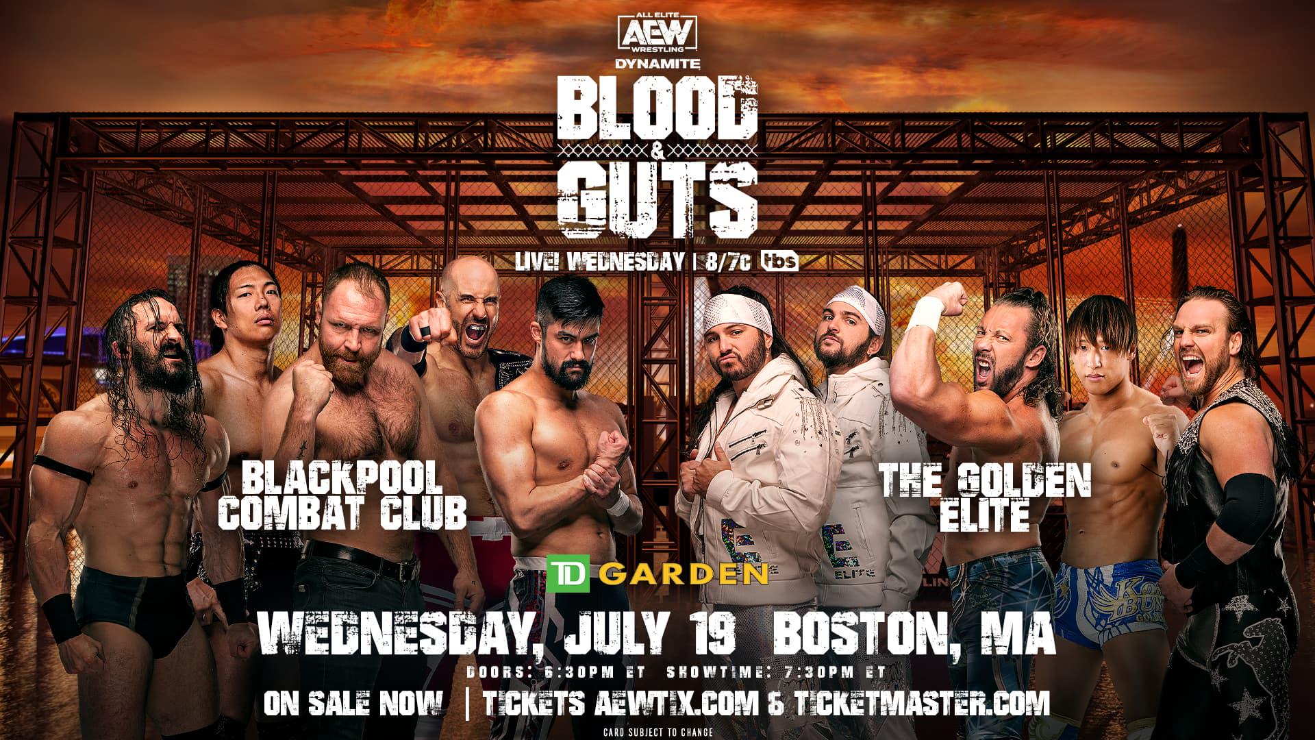 "Blood & Guts The Golden Elite vs. Blackpool Combat Club" | Match Video ...